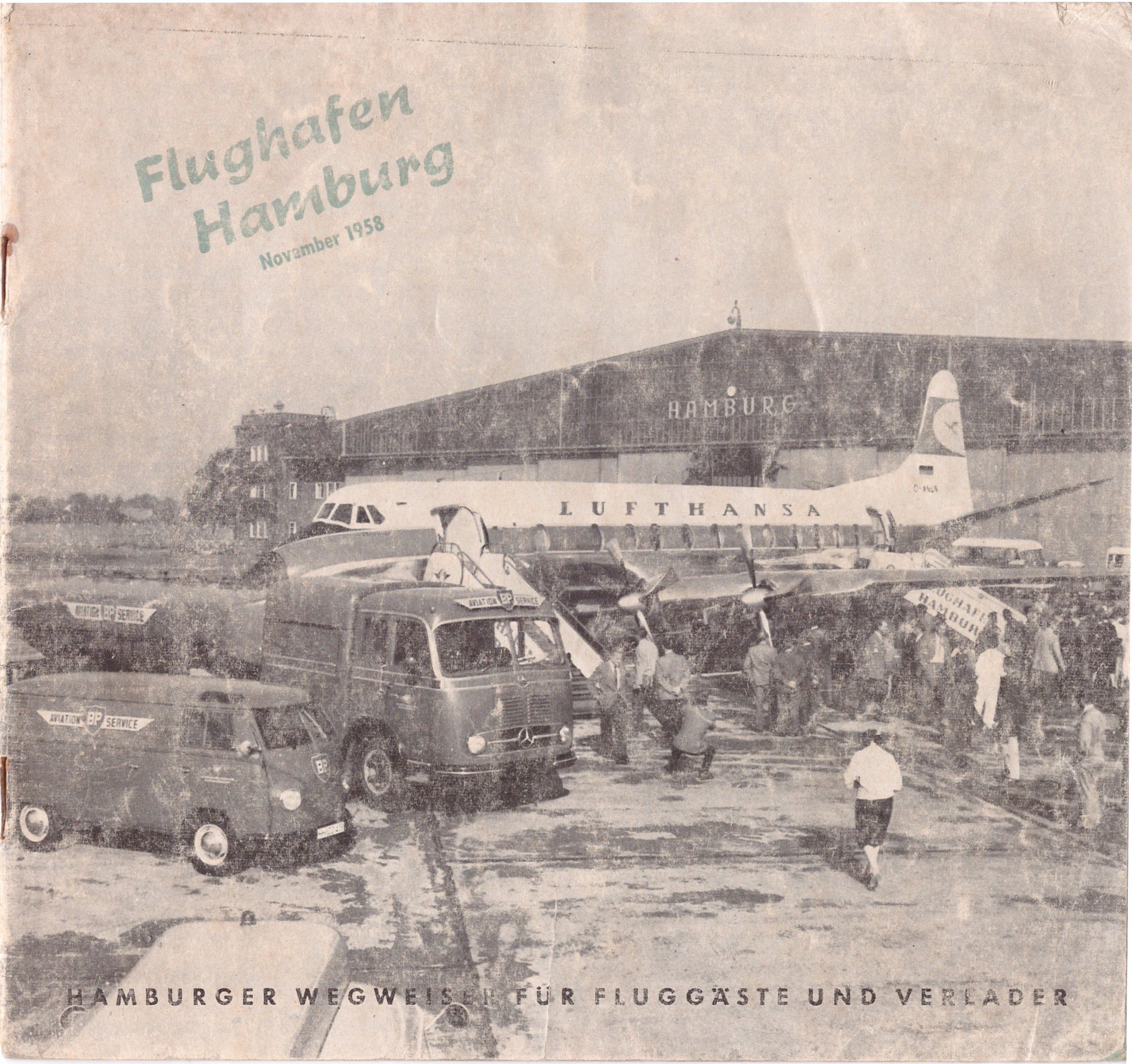 Flugplan Hamburg Airport 11/1958 - eddh-airport